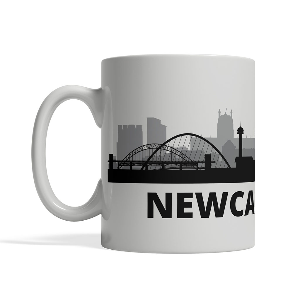 Newcastle Skyline Coffee Mug | Custom Gifts Etc.