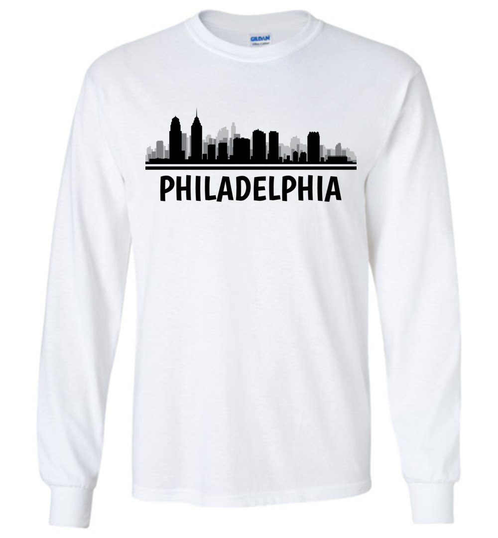 Philadelphia, PA Skyline T-Shirt | Custom Gifts Etc.