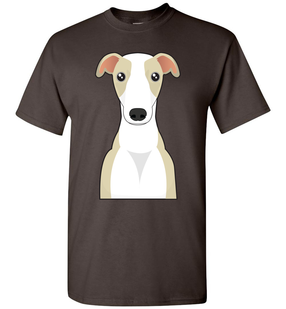 Whippet Dog Cartoon T-Shirt | Custom Gifts Etc.