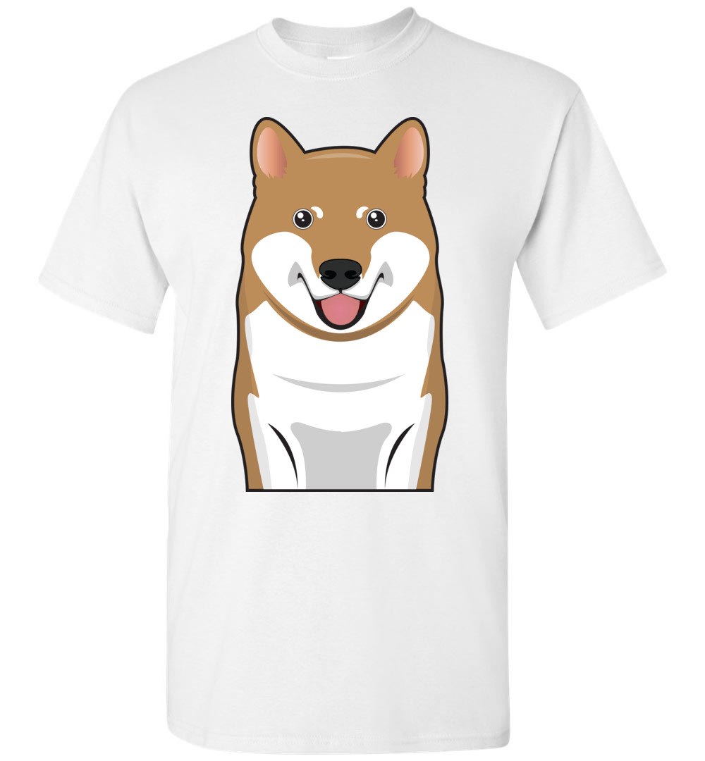 Shiba Inu Dog Cartoon T-Shirt | Custom Gifts Etc.