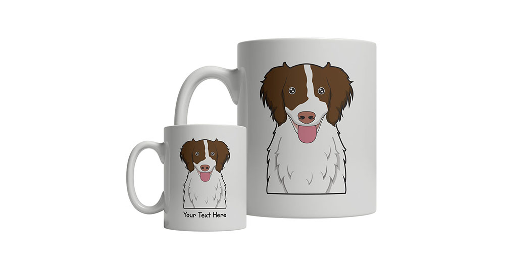 English Springer Spaniel Dog Cartoon Coffee Mug | Custom Gifts Etc.