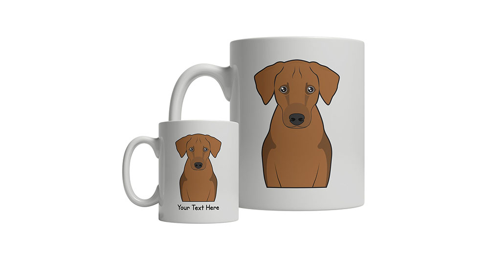 Rhodesian Ridgeback Dog Cartoon Coffee Mug | Custom Gifts Etc.