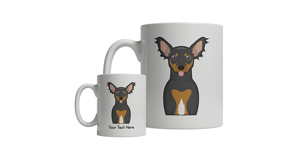 Chiweenie Dog Cartoon Coffee Mug | Custom Gifts Etc.