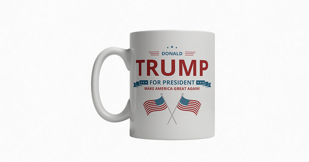 Trump 2016 11 oz. Coffee Cup / Mug | Custom Gifts Etc.