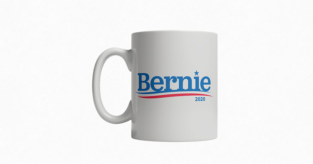 Bernie Sanders 2020 Mug / Coffee Cup | Custom Gifts Etc.