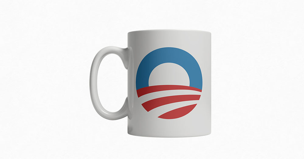Barack Obama 2008 Mug / Coffee Cup | Custom Gifts Etc.
