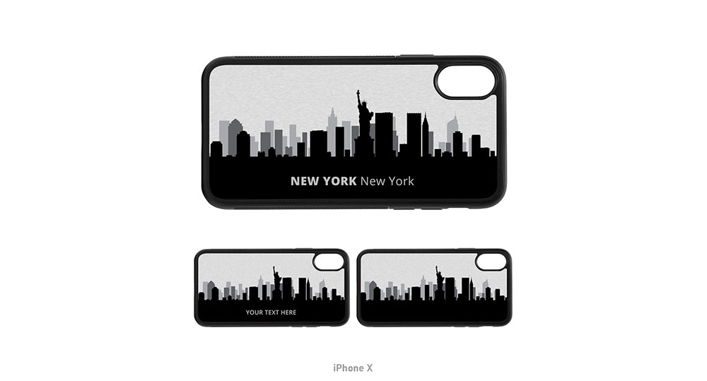 New York Skyline iPhone Case | 12, SE, 11, 10, X, 8, 7, 6, 5 -- Pro ...