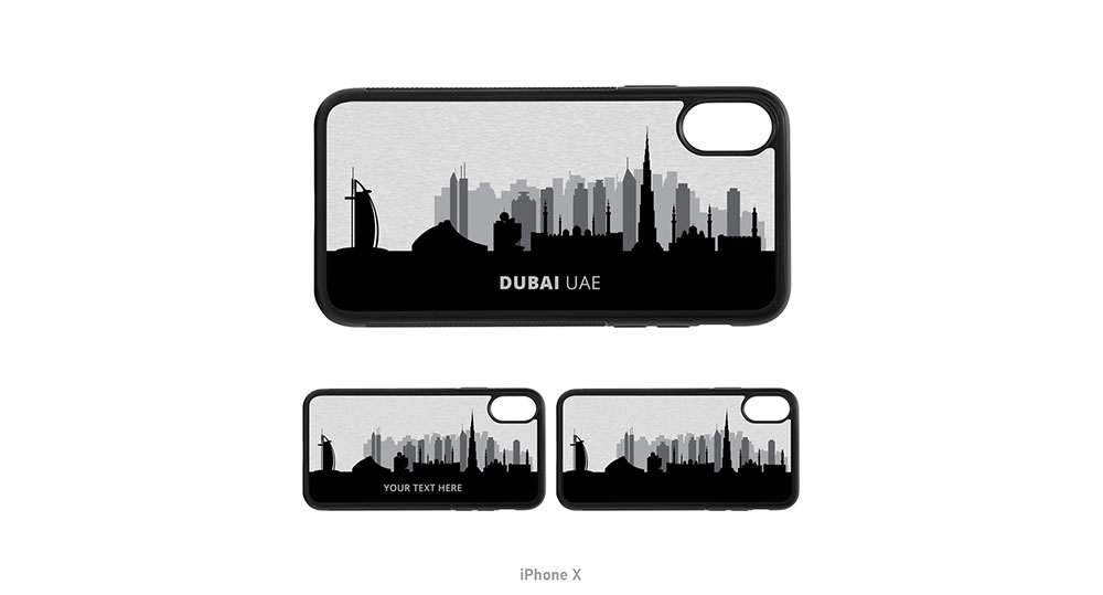 Dubai UAE Skyline iPhone Case | 12, SE, 11, 10, X, 8, 7, 6, 5 -- Pro ...