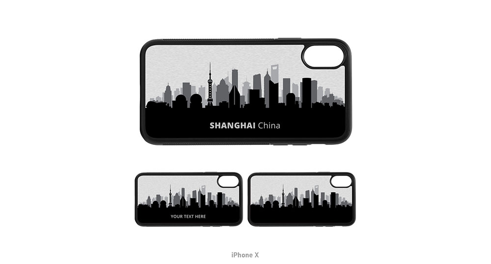 Shanghai China Skyline iPhone Case | 12, SE, 11, 10, X, 8, 7, 6, 5 ...