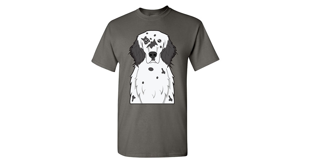 English Setter Dog T-Shirt | Custom Gifts Etc.