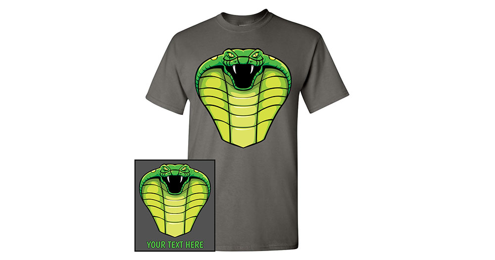 Cobra Snake T-Shirt / Tee | Custom Gifts Etc.