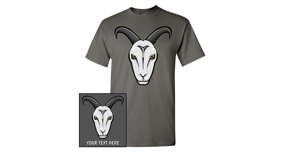 Goat Head T-Shirt / Tee | Custom Gifts Etc.