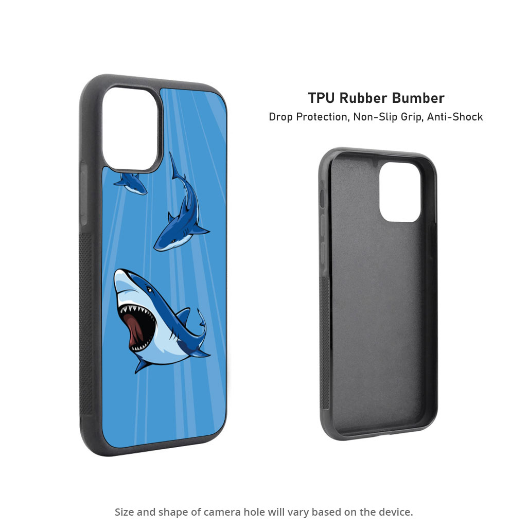 Sharks iPhone Case | 12, SE, 11, 10, X, 8, 7, 6, 5 -- Pro, Pro Max, Plus